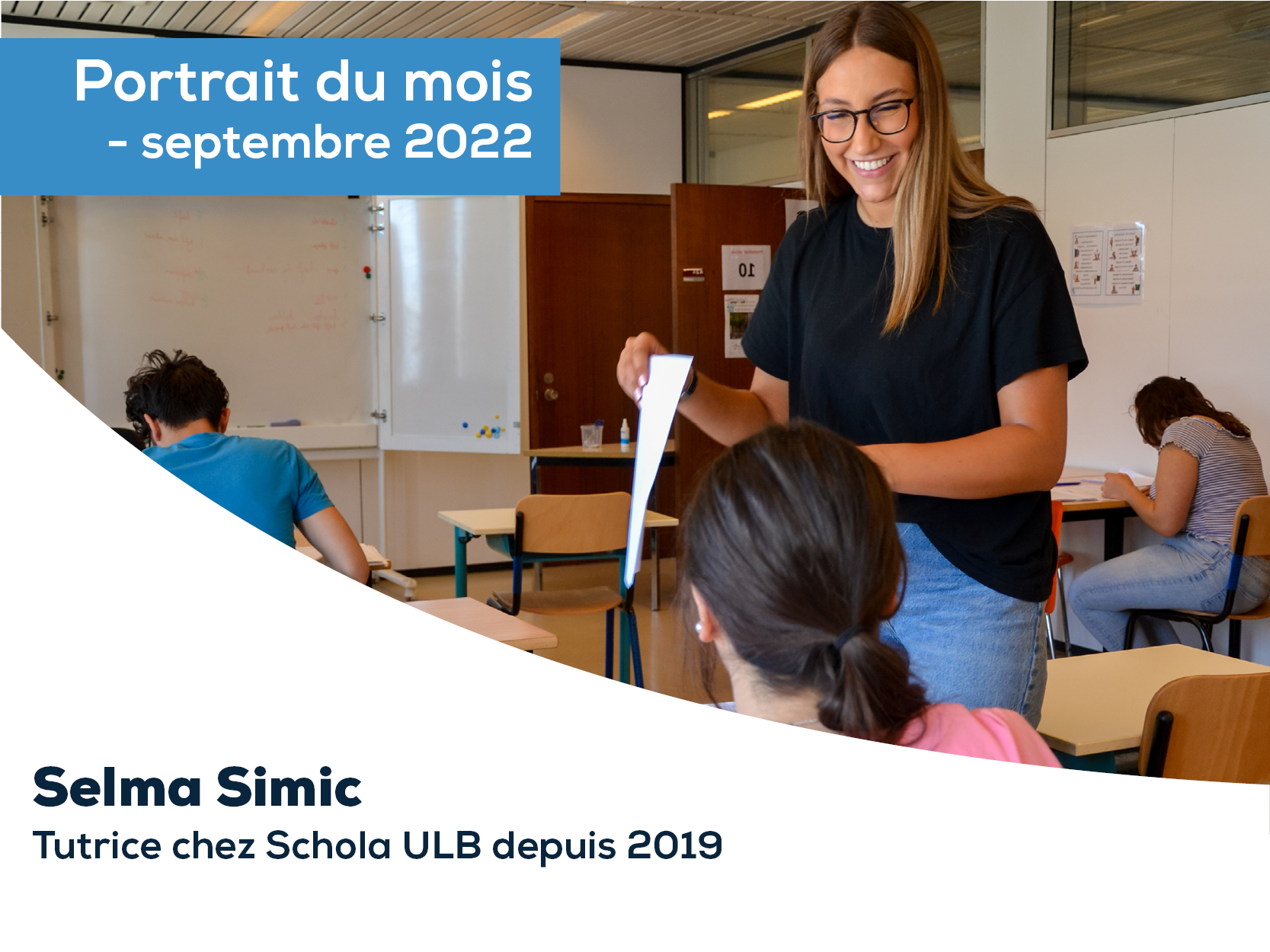 Portrait du mois - septembre 2022 |Schola ULB