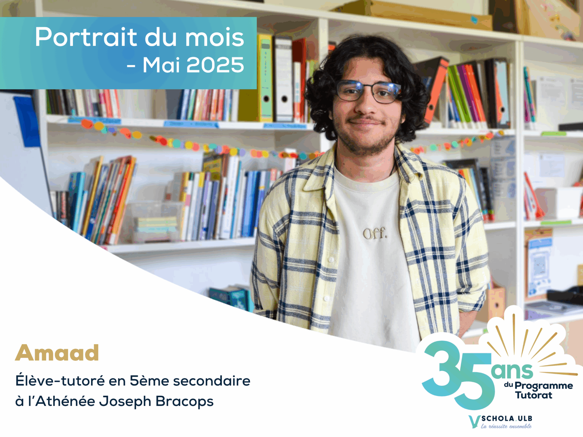 Portrait du mois - mai 2025 |Schola ULB