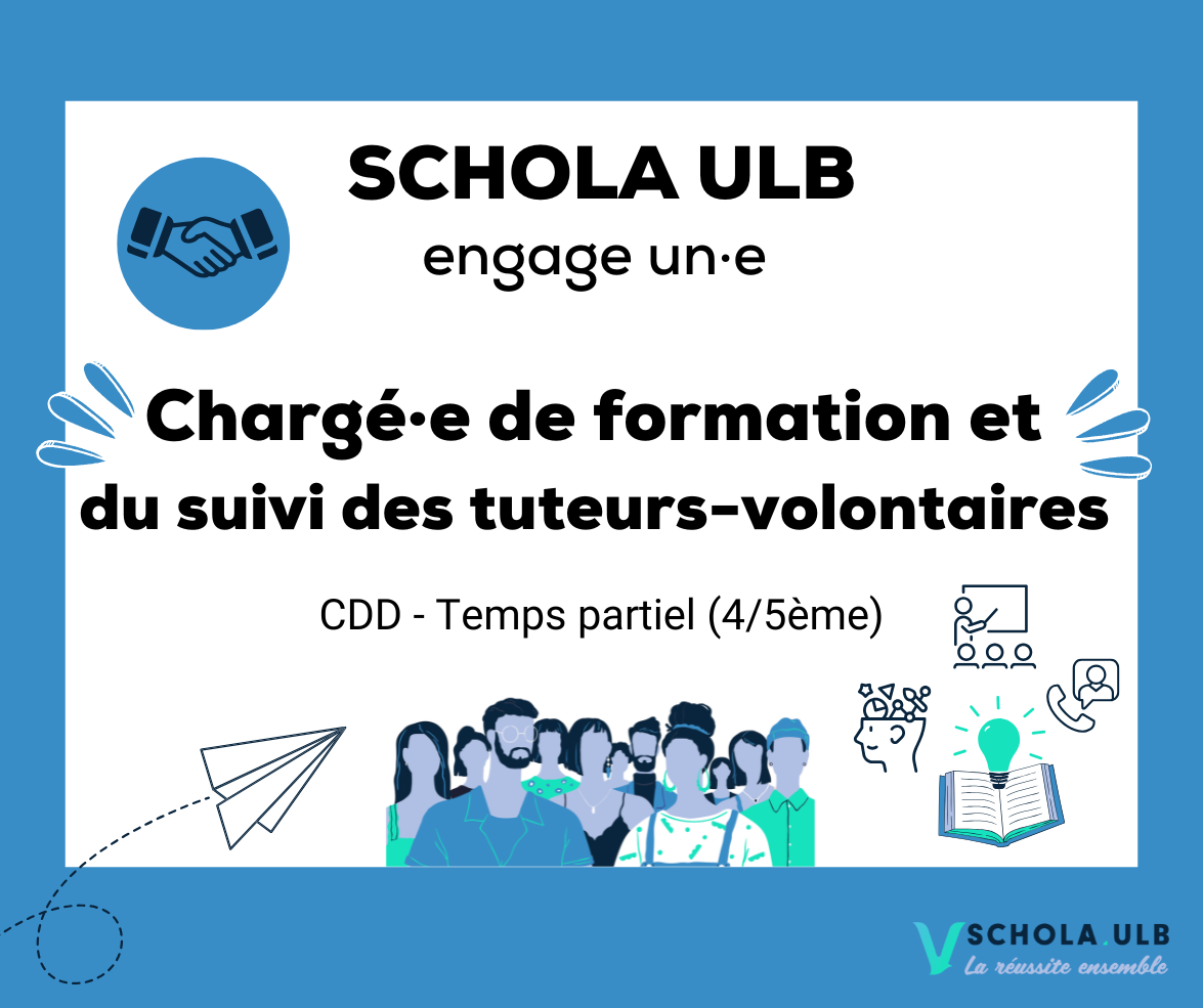 OFFRE D'EMPLOI : Chargé·e de formation et du suivi des tuteurs ...